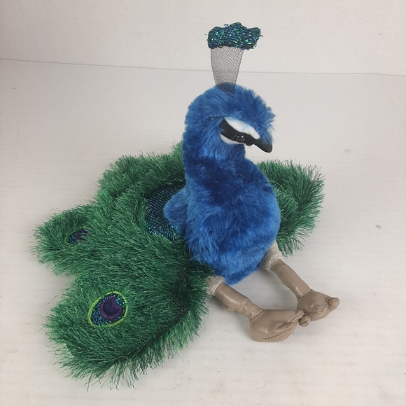 Toys | Folkmanis Small Peacock Hand Puppet Bird Plush Stuffed Animal 12 ...